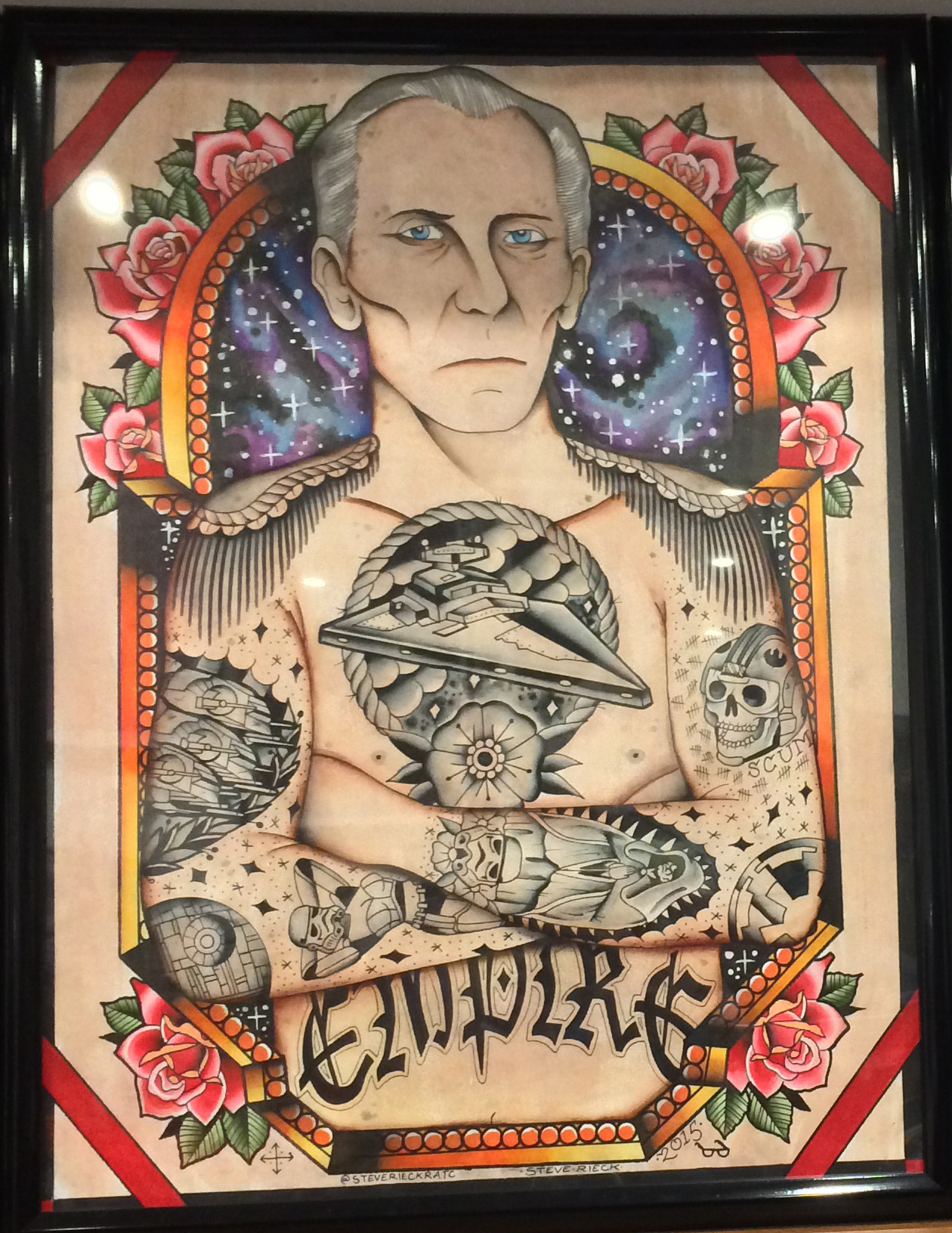 The 10 Coolest Artworks from the Star Wars Tattoo Portrait Show | The ...